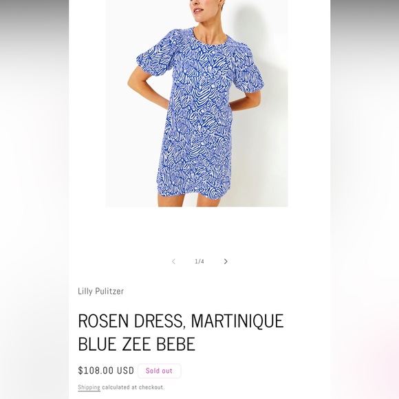 Lilly Pulitzer | Dresses | Lilly Pulitzer Rosen Martinique Dress L ...